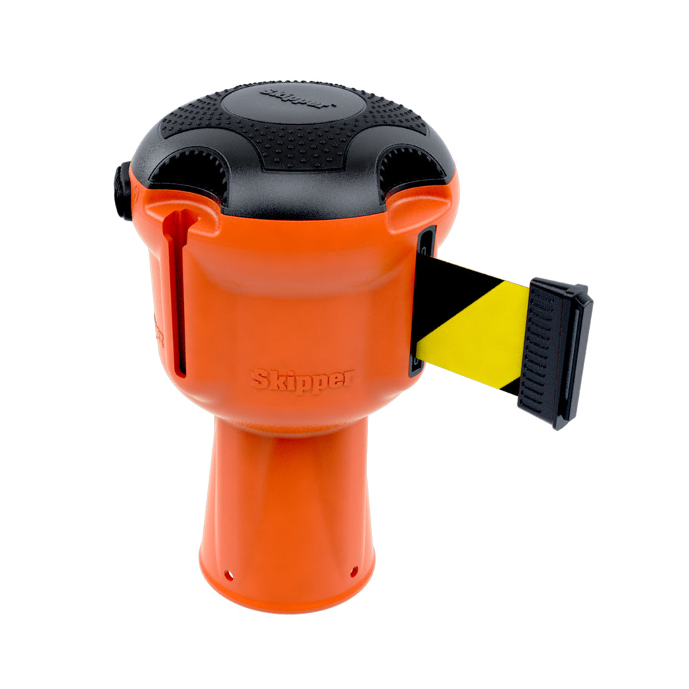 Skipper 9m Retractable Barrier - Black/Yellow – Skipper Safety Supplies